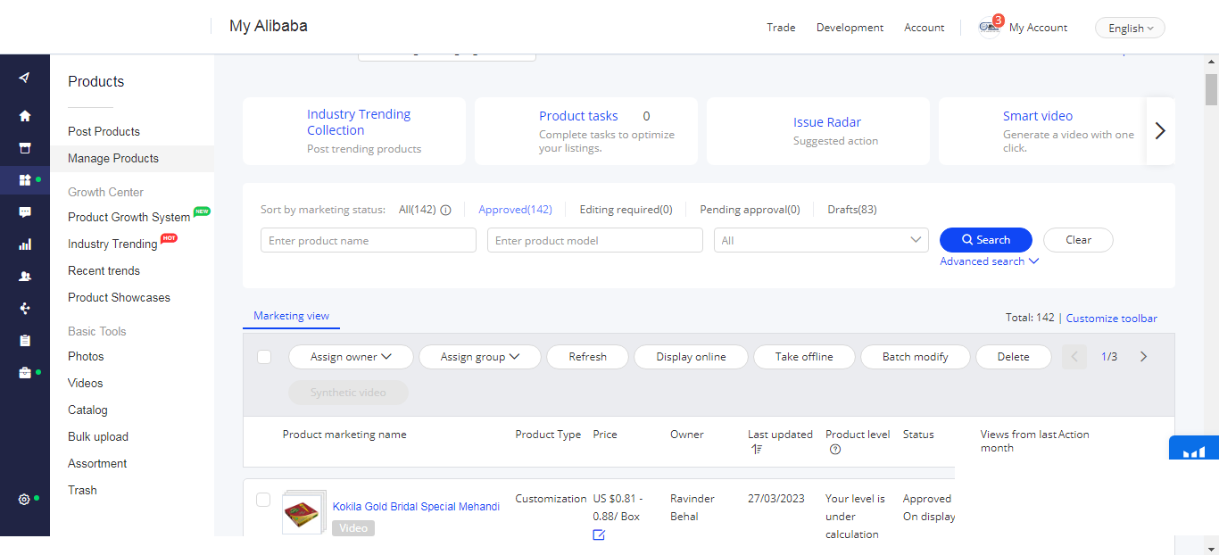 Alibaba Account Management, Gold Supplier, Minisite and Product Listing ...